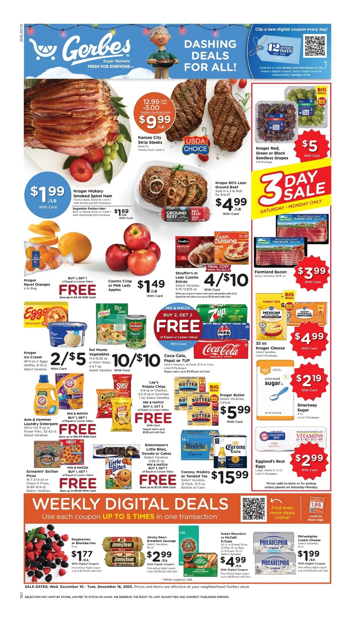 Gerbes Weekly Ad (12/10/25 – 12/17/25) preview