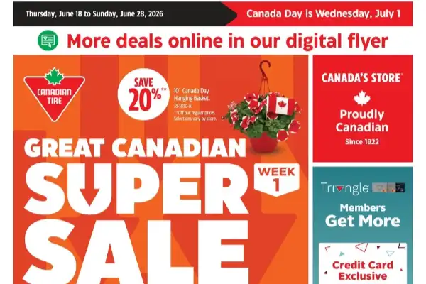 Canadian Tire Flyer June 18 - 24, 2026