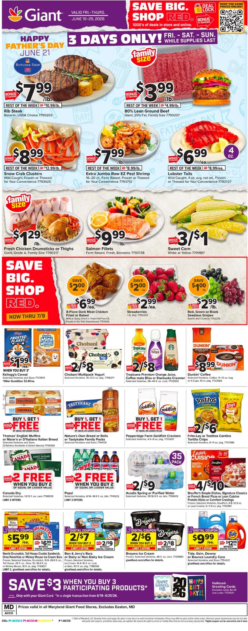 Giant Food Weekly Ad June 19 – 25, 2026