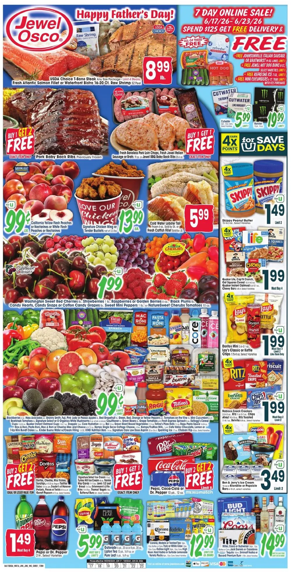 Jewel Osco Weekly Ad Deals June 17 – 23, 2026