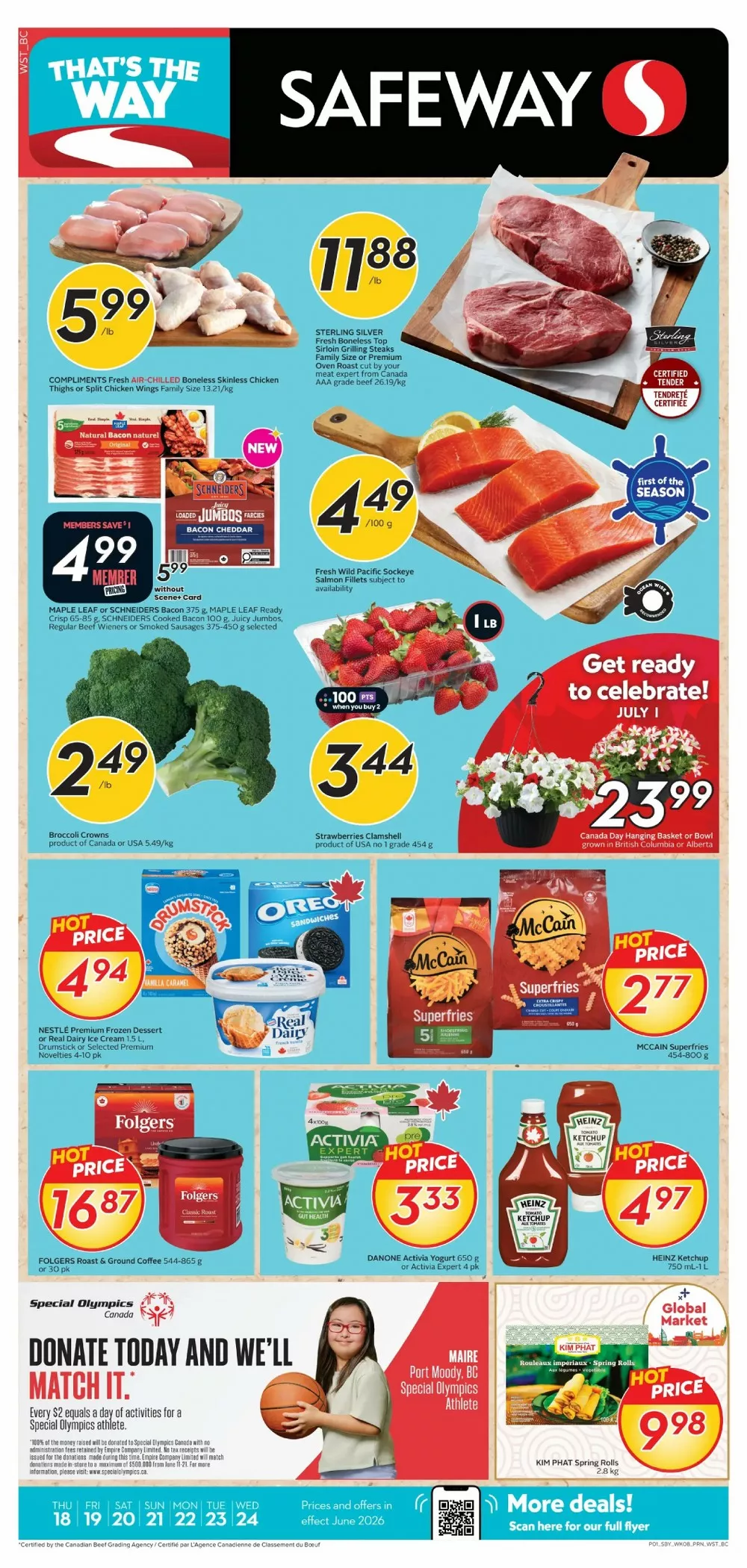 Safeway Flyer June 18 - 24, 2026