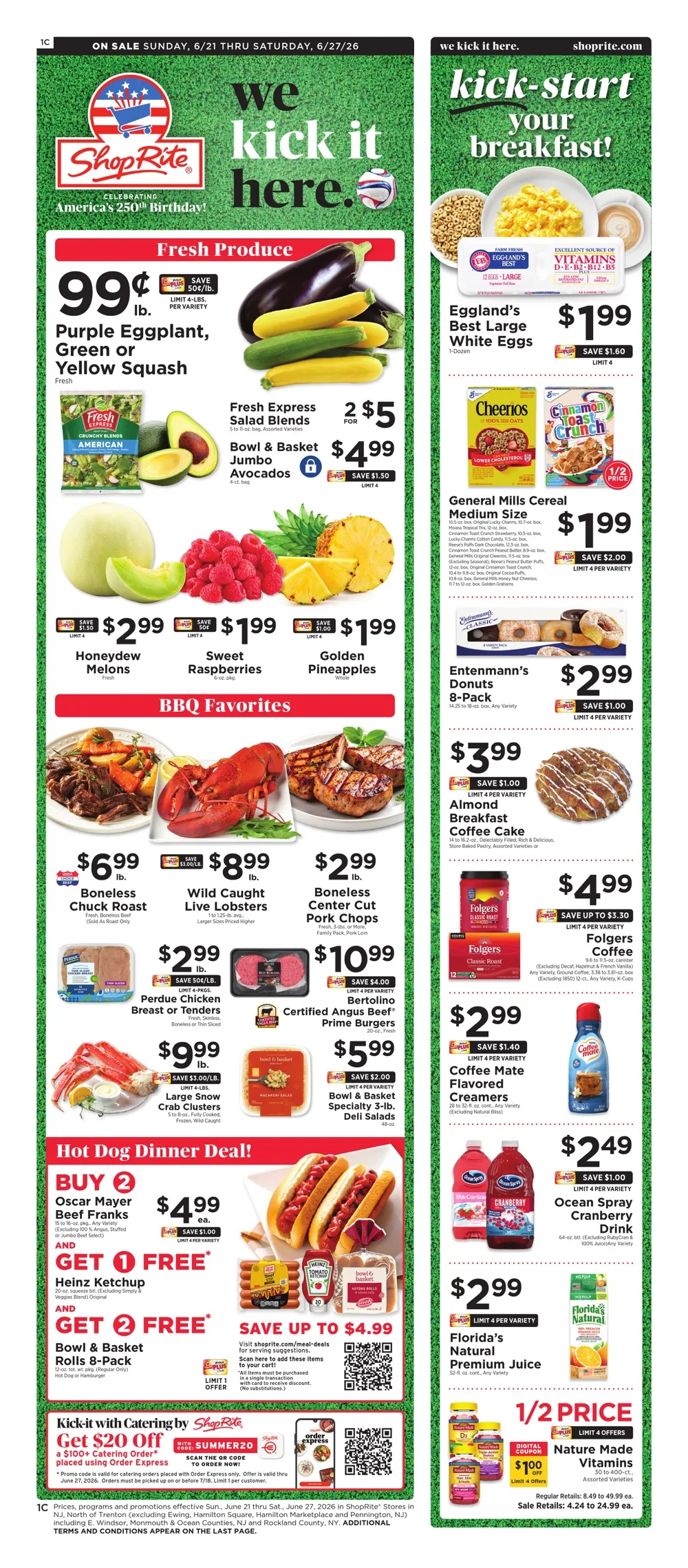 Shoprite Weekly Ad Deals June 21 – 27, 2026