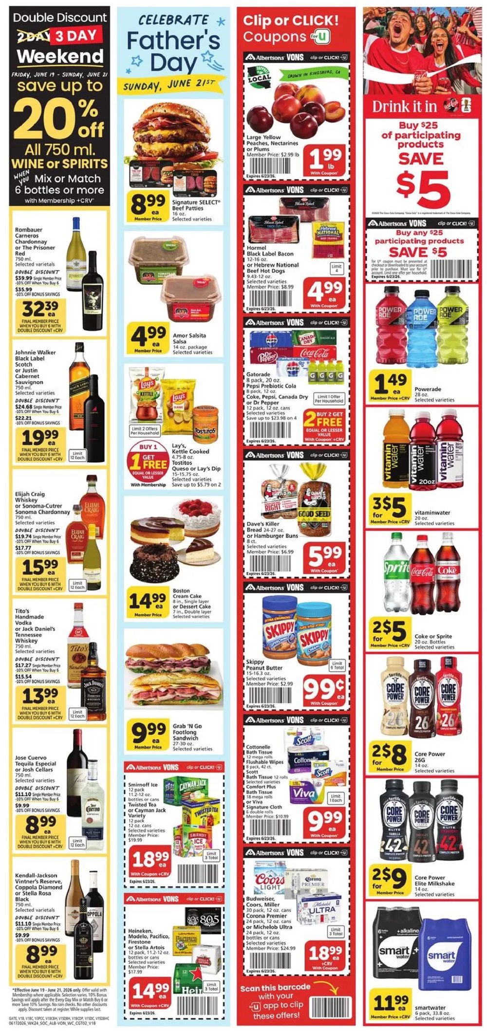 Vons Weekly Ad Deals June 17 – 23, 2026